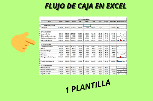 Diseña 1 asombroso Flujo de Caja en Excel - Blog AEC