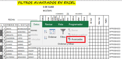 Filtros Avanzados en Excel - 3 asombroso Tips para ti!