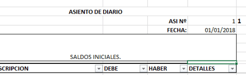 Agregar tu Balance Inicial - Blog Aplica Excel Contable
