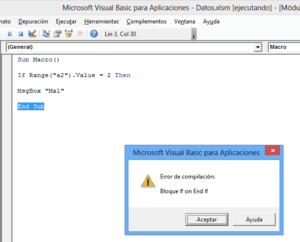 Depuracion y Errores de Macros 1 Genial Curso Basico de VBA